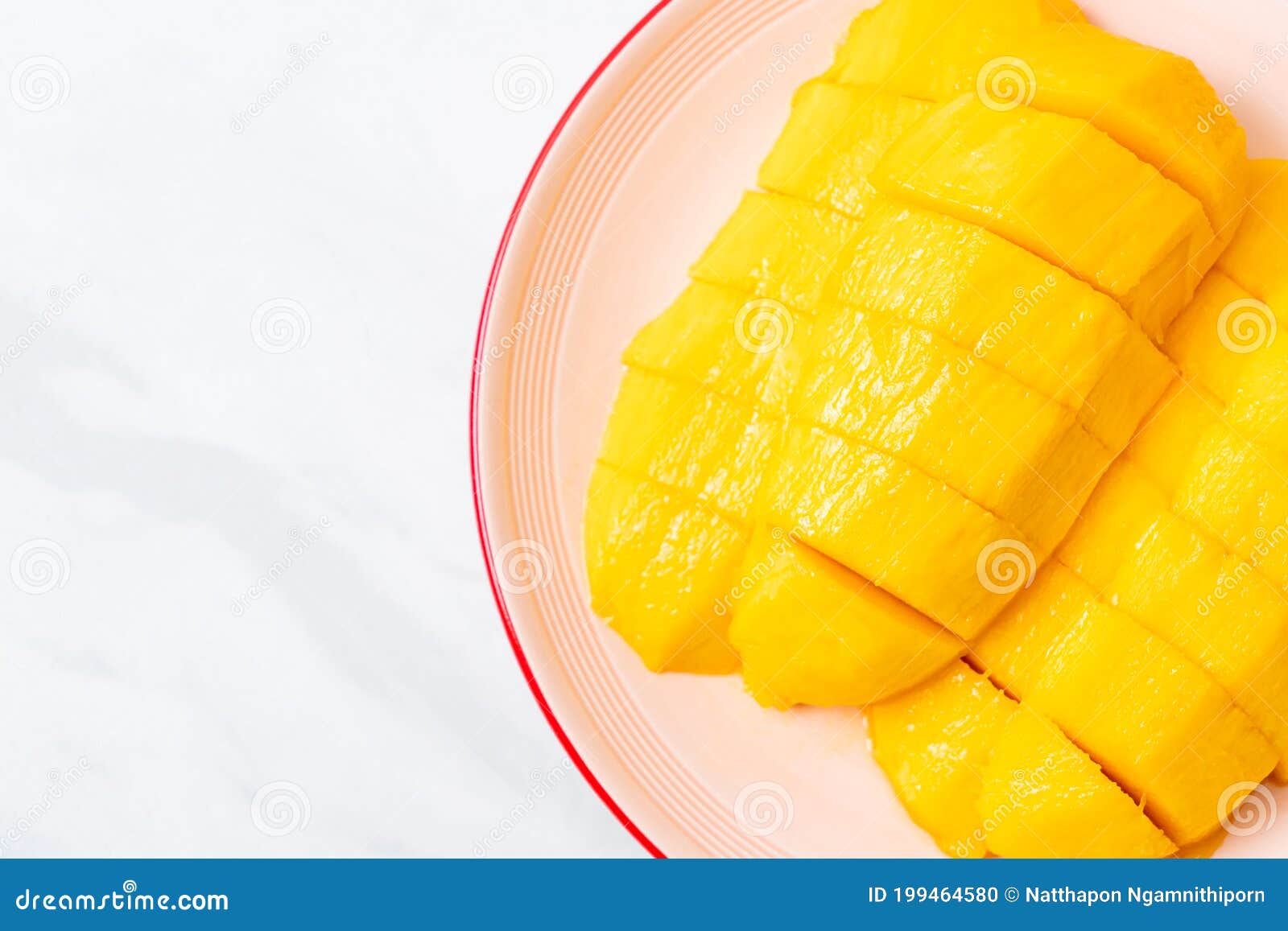 Fresh and golden mango stock photo. Image of nature - 199464580