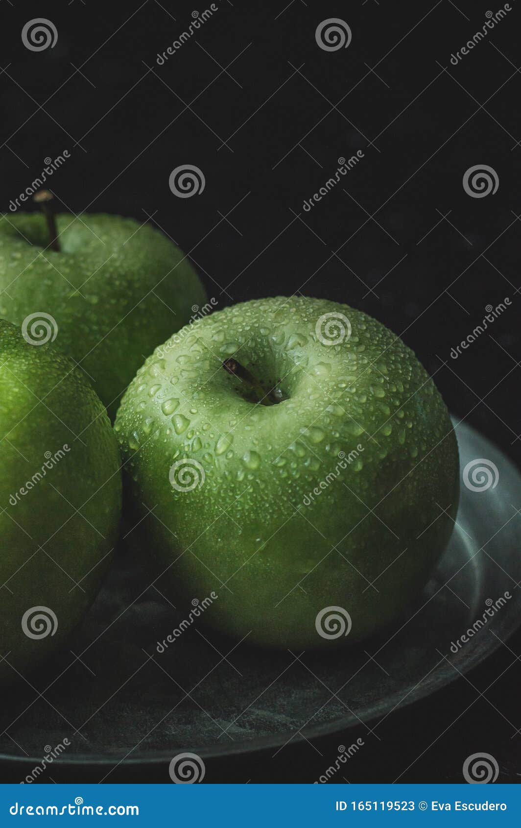 Fresh Apples, Front View. Vertical Image Stock Image - Image of ...