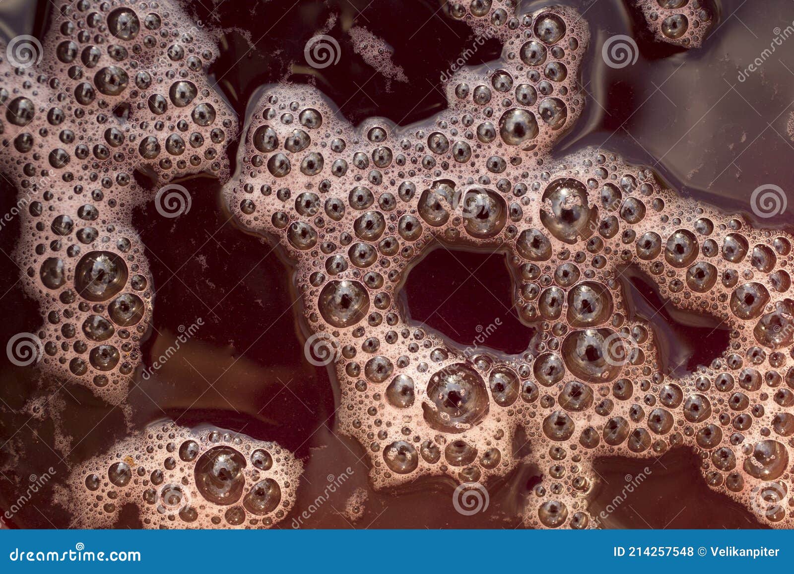 Fresh Grape Juice with Foam. Must Flows and is Collected in a Special ...