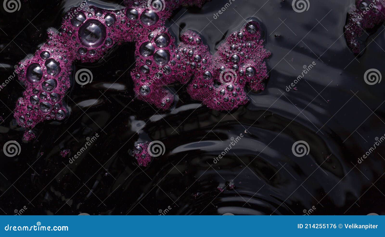 Fresh Grape Juice with Foam. Must Flows and is Collected in a Special ...