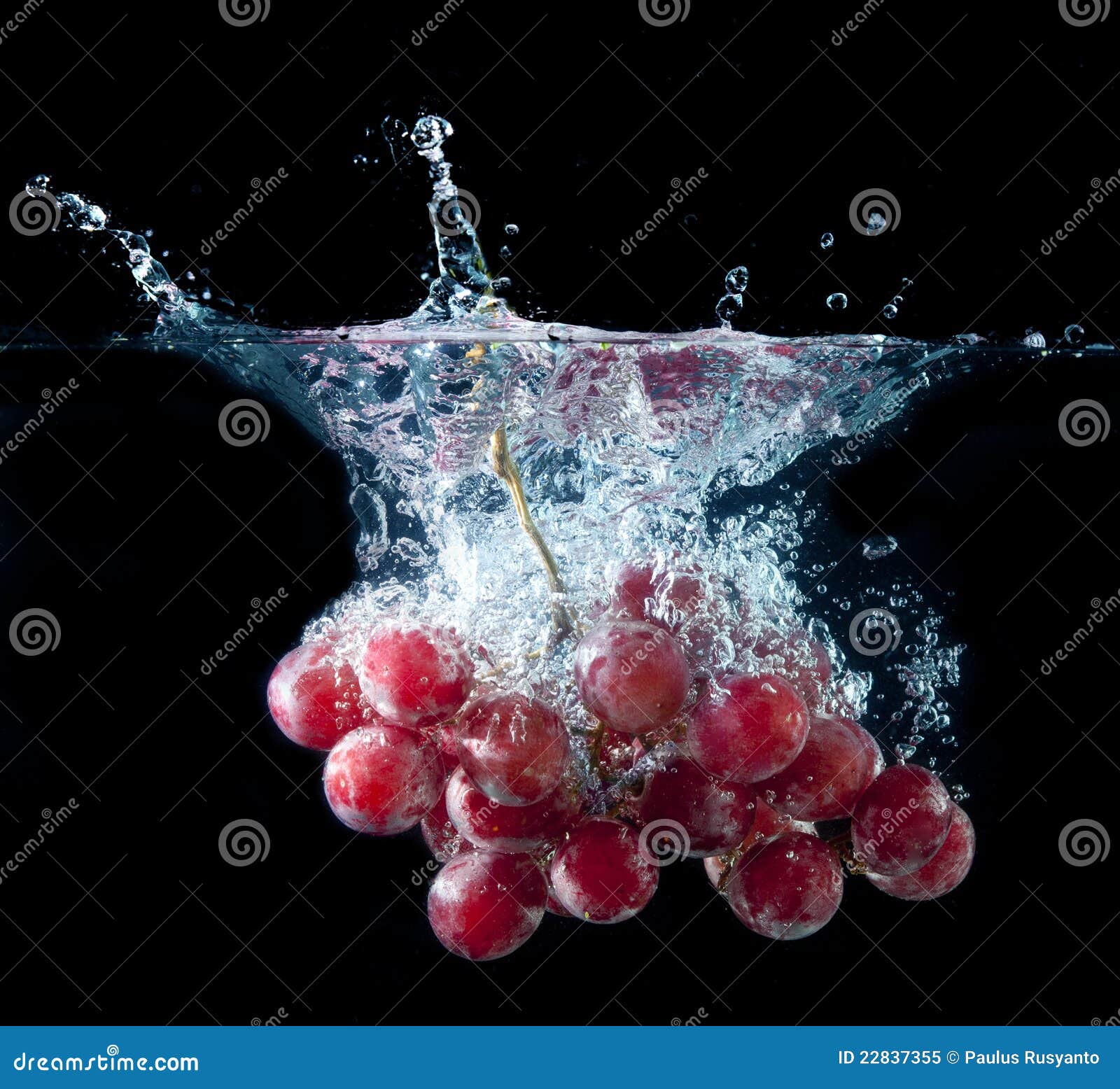 Fresh grape splash stock image. Image of falling, close - 22837355