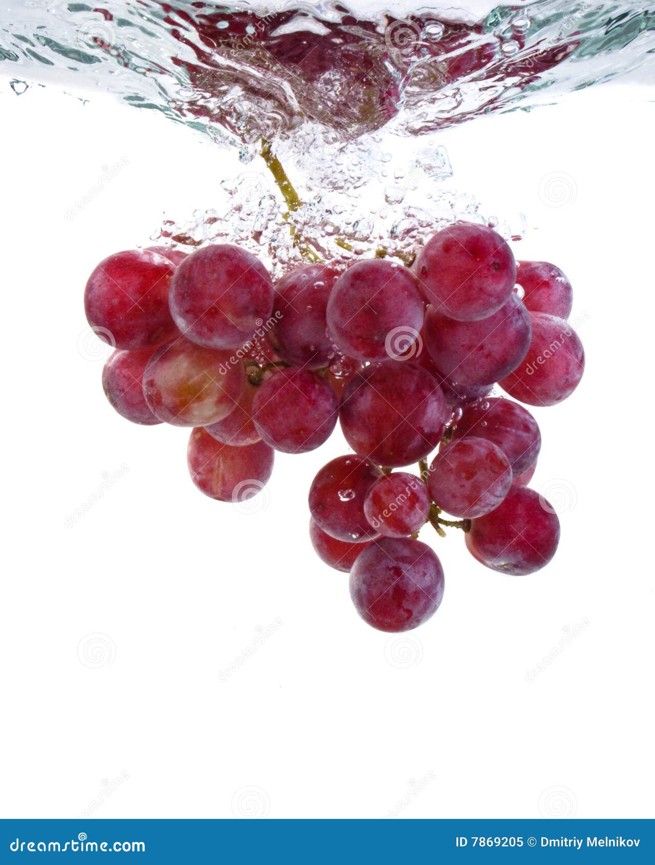 Fresh grape in water stock image. Image of appetizing - 7869205