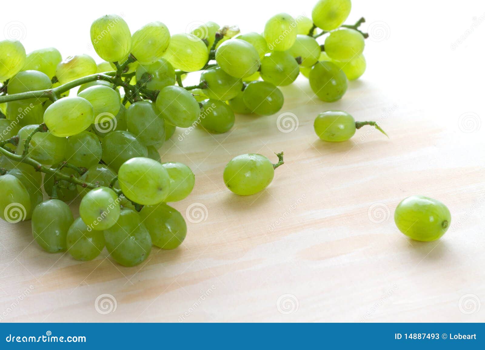 Fresh grapes stock image. Image of grapes, crystal, green - 14887493