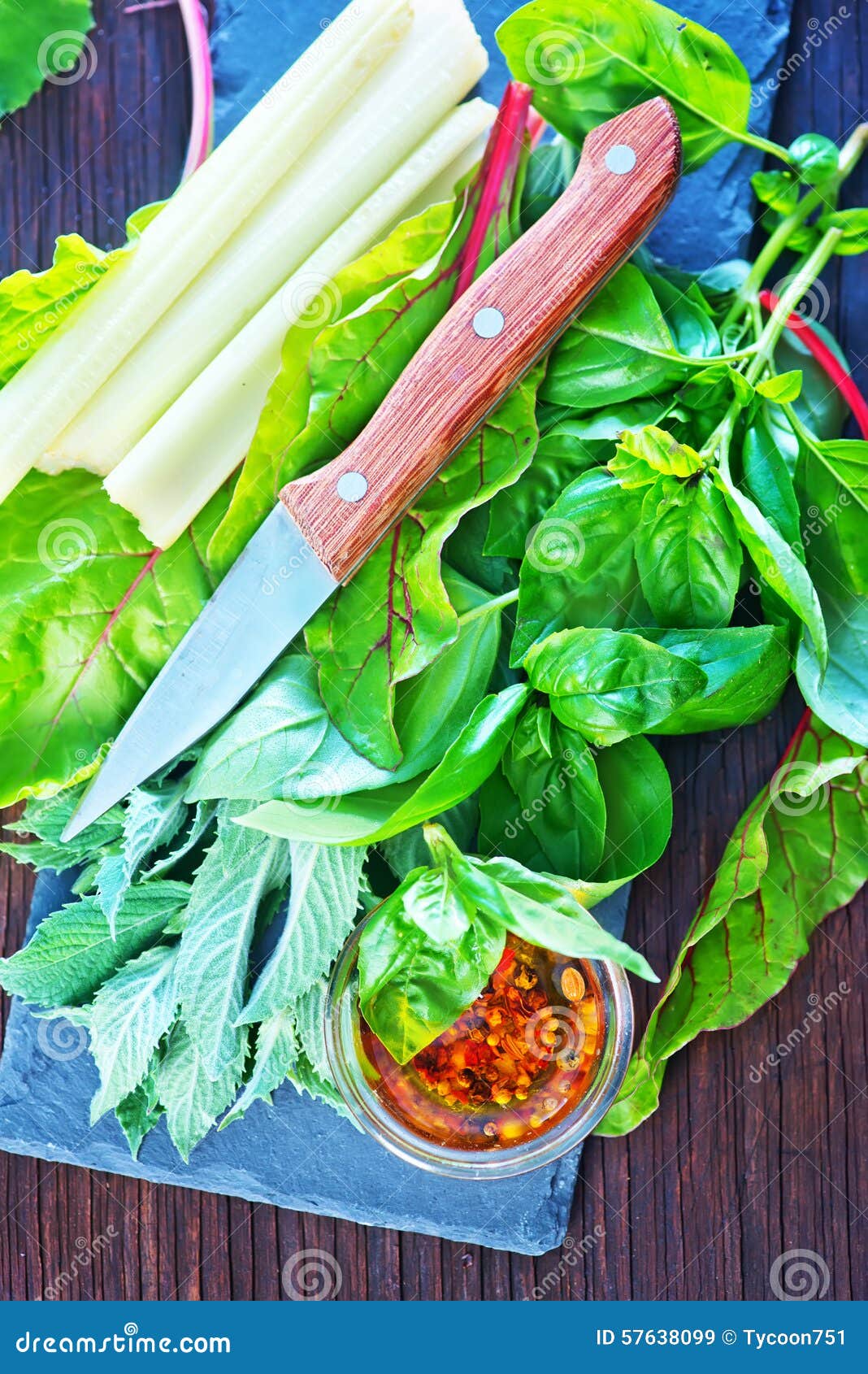 Fresh Grasses and Vegetables Stock Image - Image of black, cuisine ...