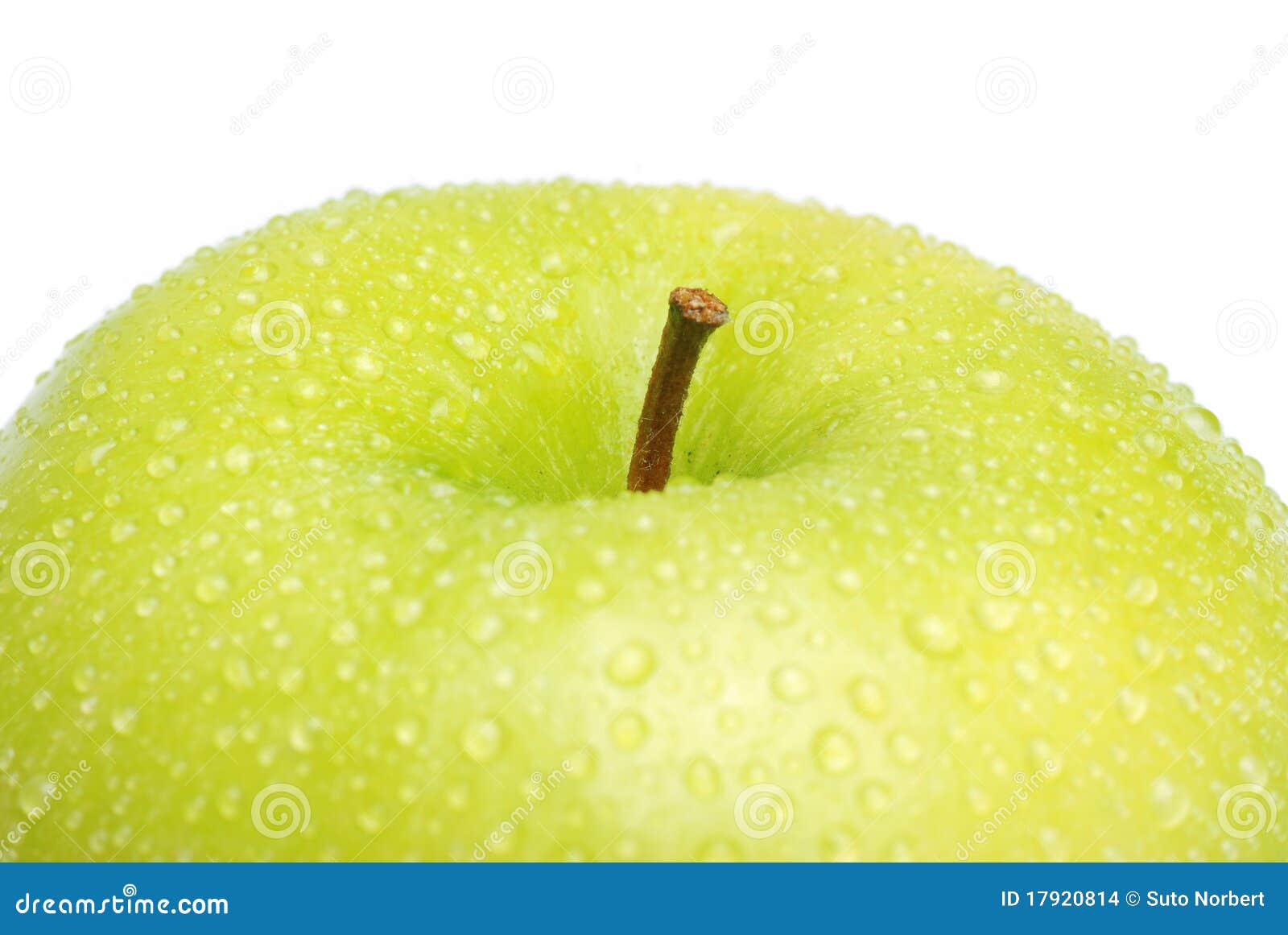 Fresh green apple stock photo. Image of natural, bright - 17920814
