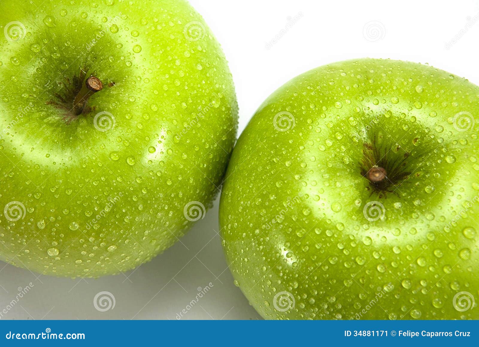 Fresh green apples stock image. Image of concept, healthy - 34881171