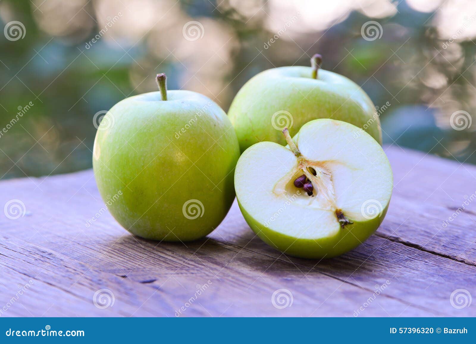 Fresh green apples stock photo. Image of freshness, original - 57396320
