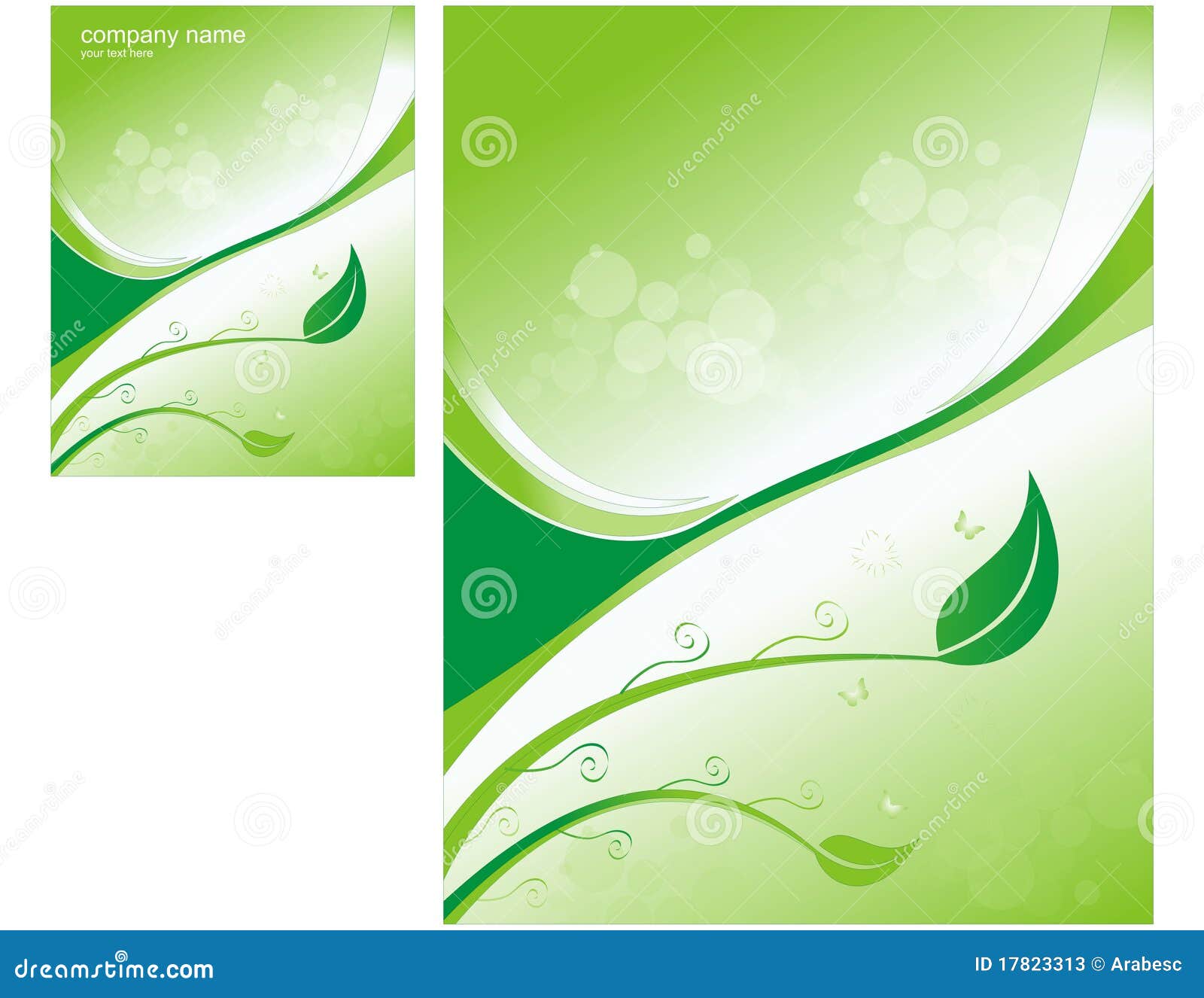 Fresh green background stock vector. Illustration of friendly - 17823313
