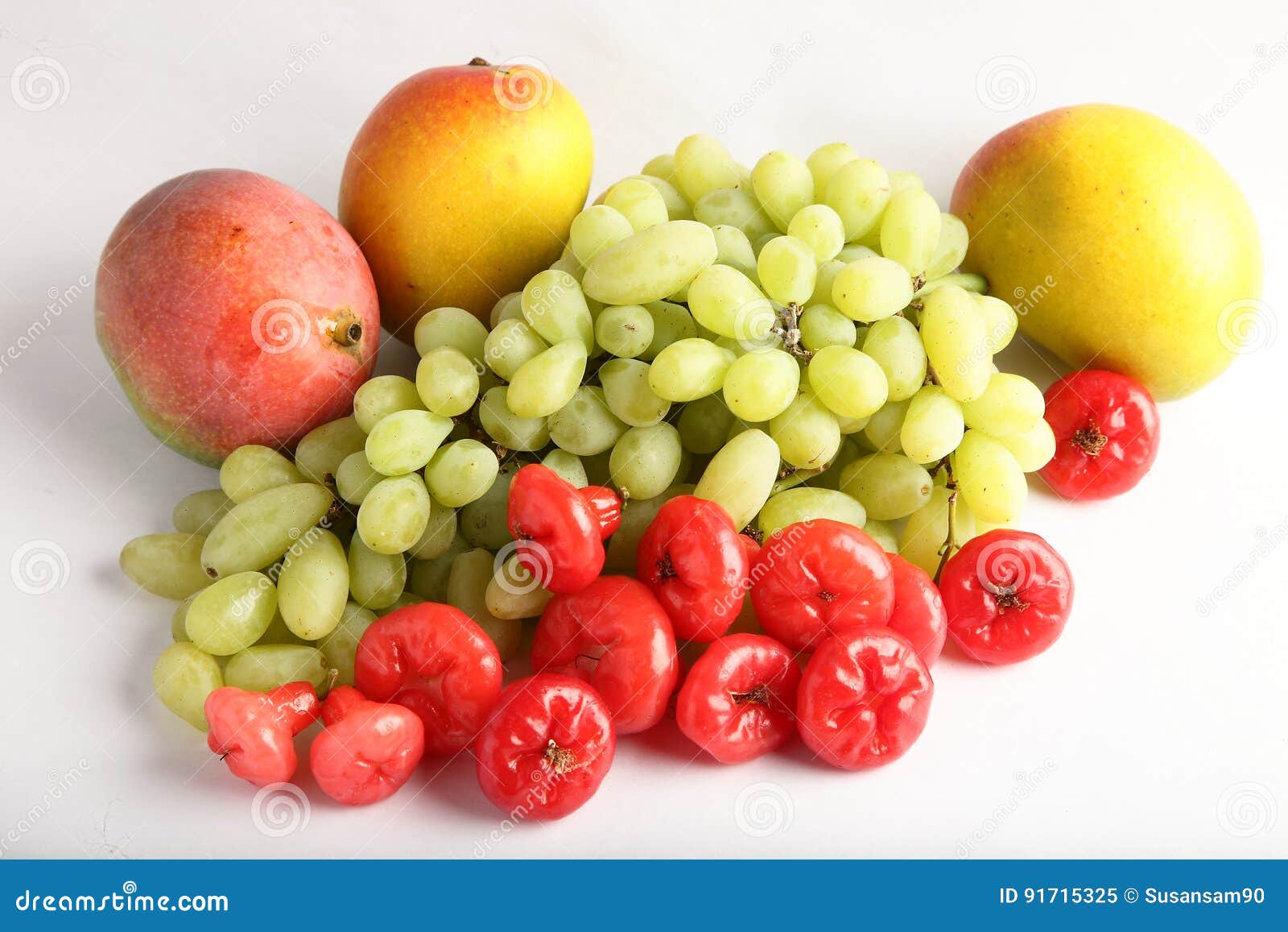 Cluster Of Raw Mangoes On A Mango Tree. Mango Tree Royalty-Free Stock ...
