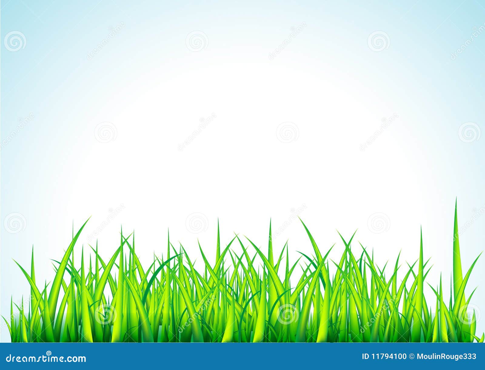 Fresh Green Grass Illustration Stock Vector - Illustration of design ...