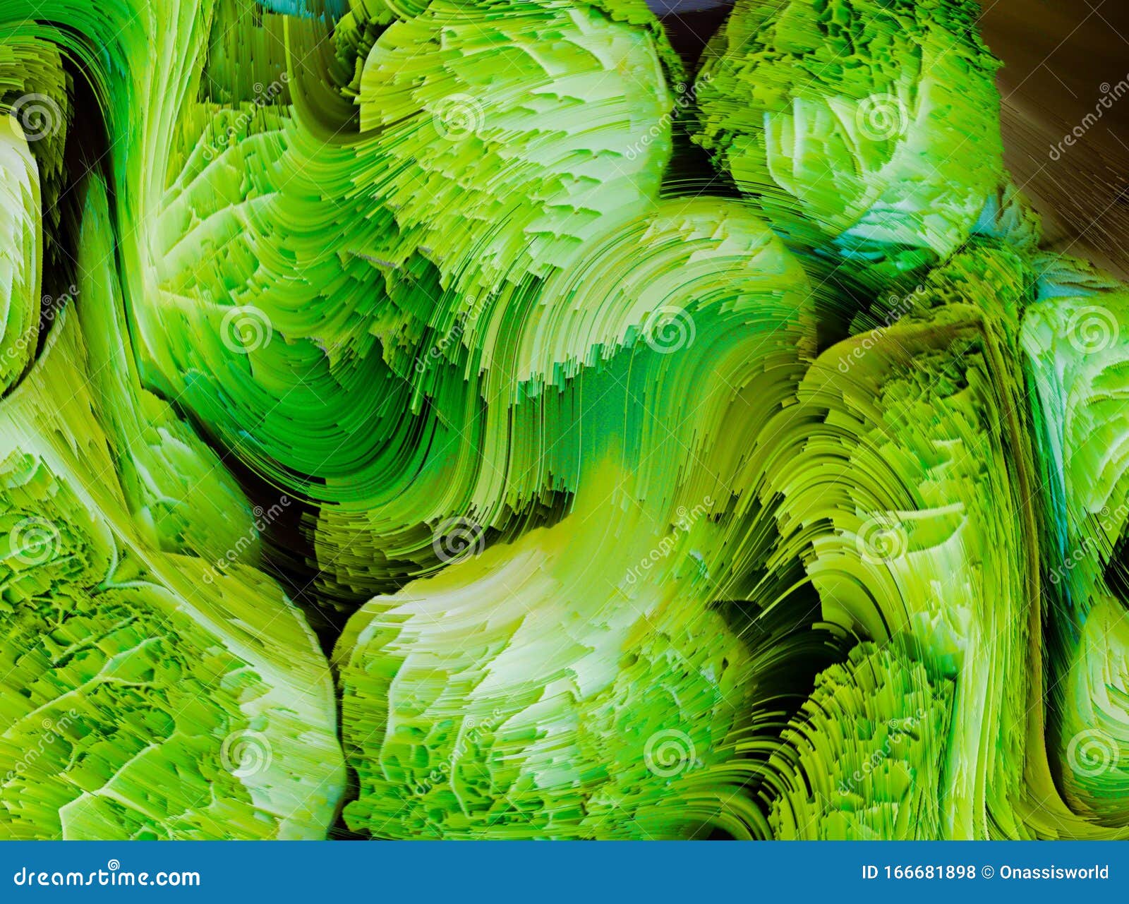Fresh Green Lettuce Abstract Art Stock Photo - Image of lettuce ...