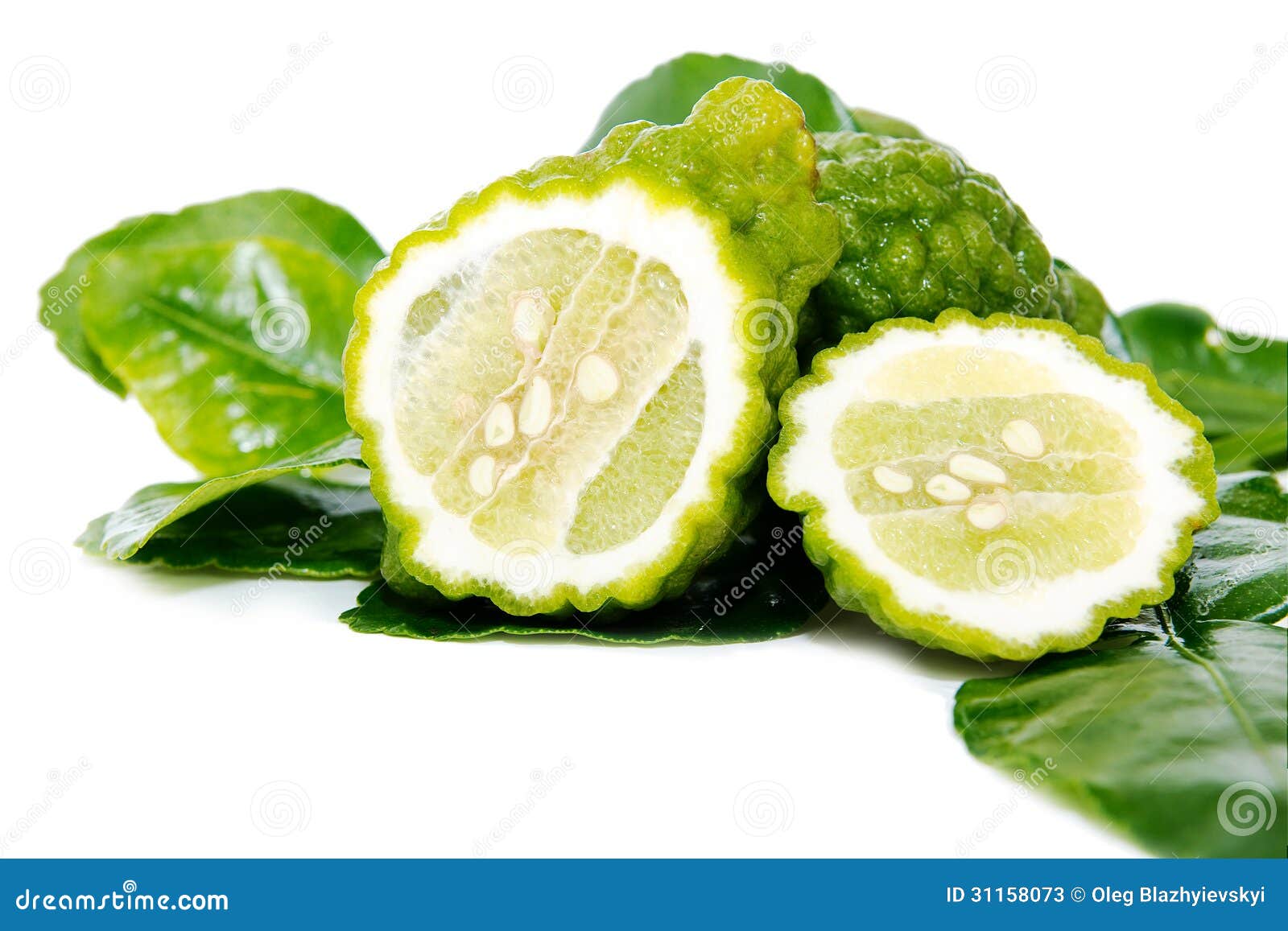 Fresh green lime. Kafir stock image. Image of closeup - 31158073