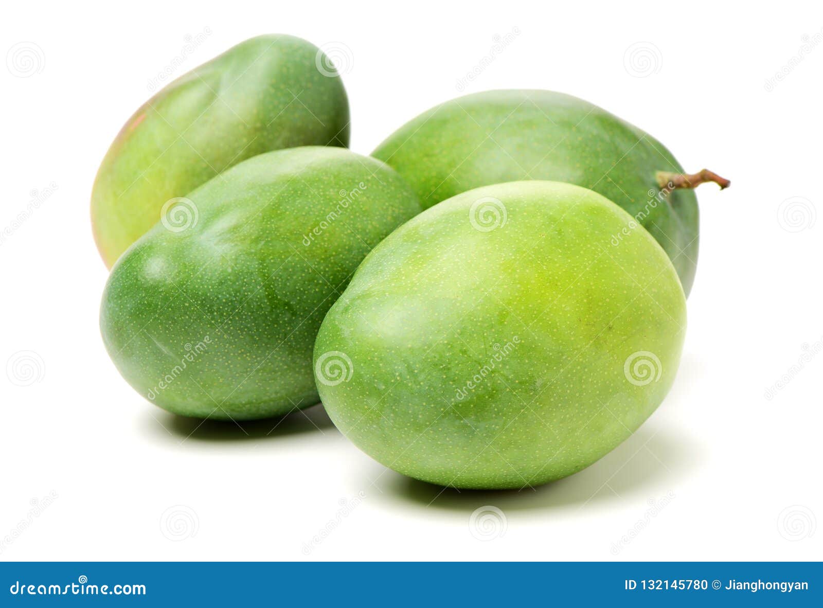 Fresh Green mango stock photo. Image of color, farm - 132145780