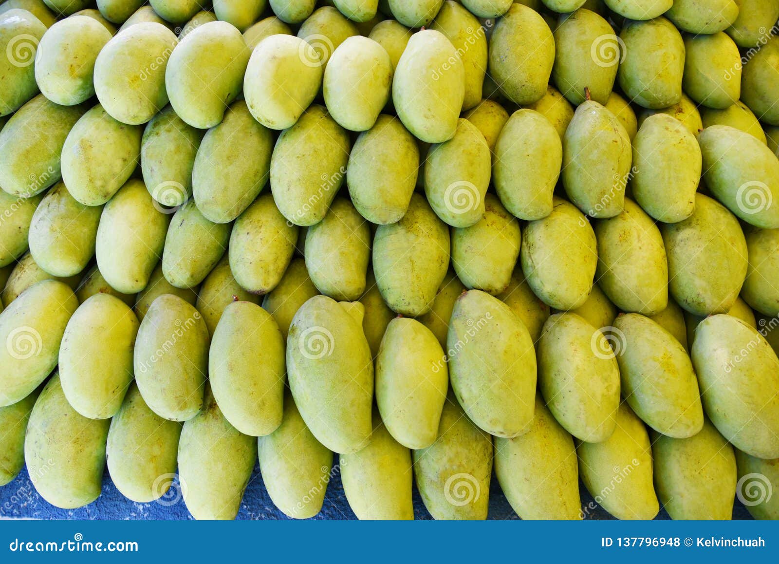 Fresh green mango stock photo. Image of close, ingredient - 137796948
