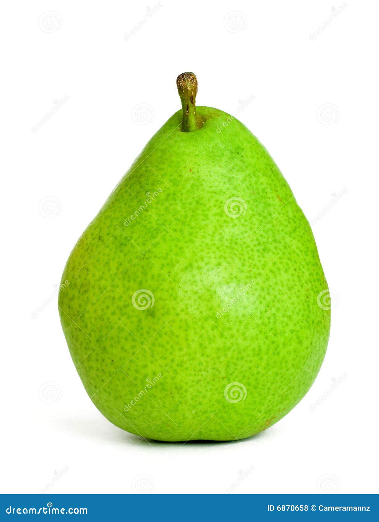 Fresh green pear stock photo. Image of closeup, bright - 6870658