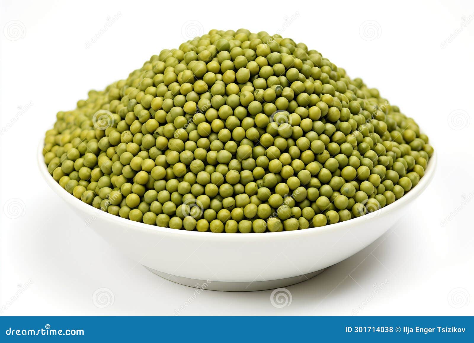 Fresh Green Peas on a Clean White Background Eye Catching Visuals for ...