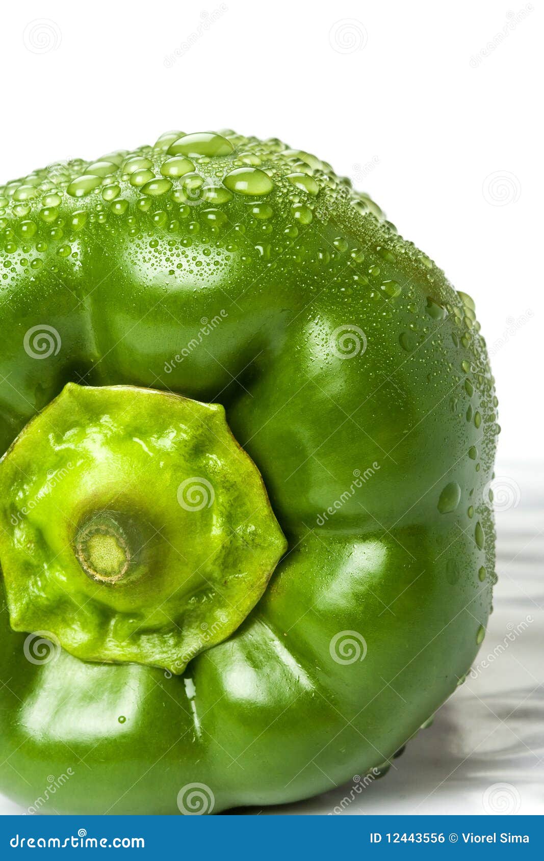 Fresh green pepper stock photo. Image of vegetarian, healthy - 12443556