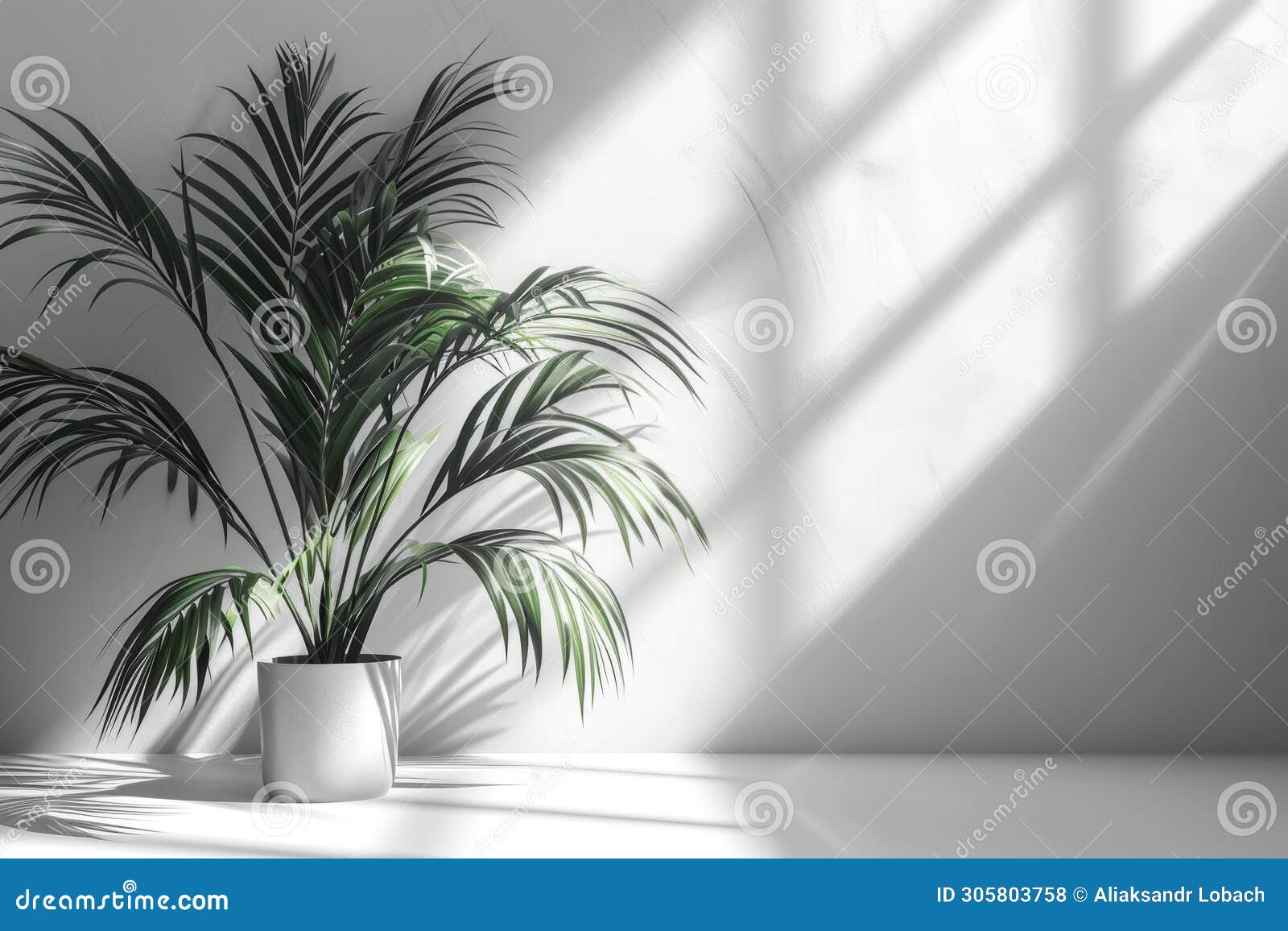 Fresh Green Plants on a Bright Sunny Wall Stock Photo - Image of ...