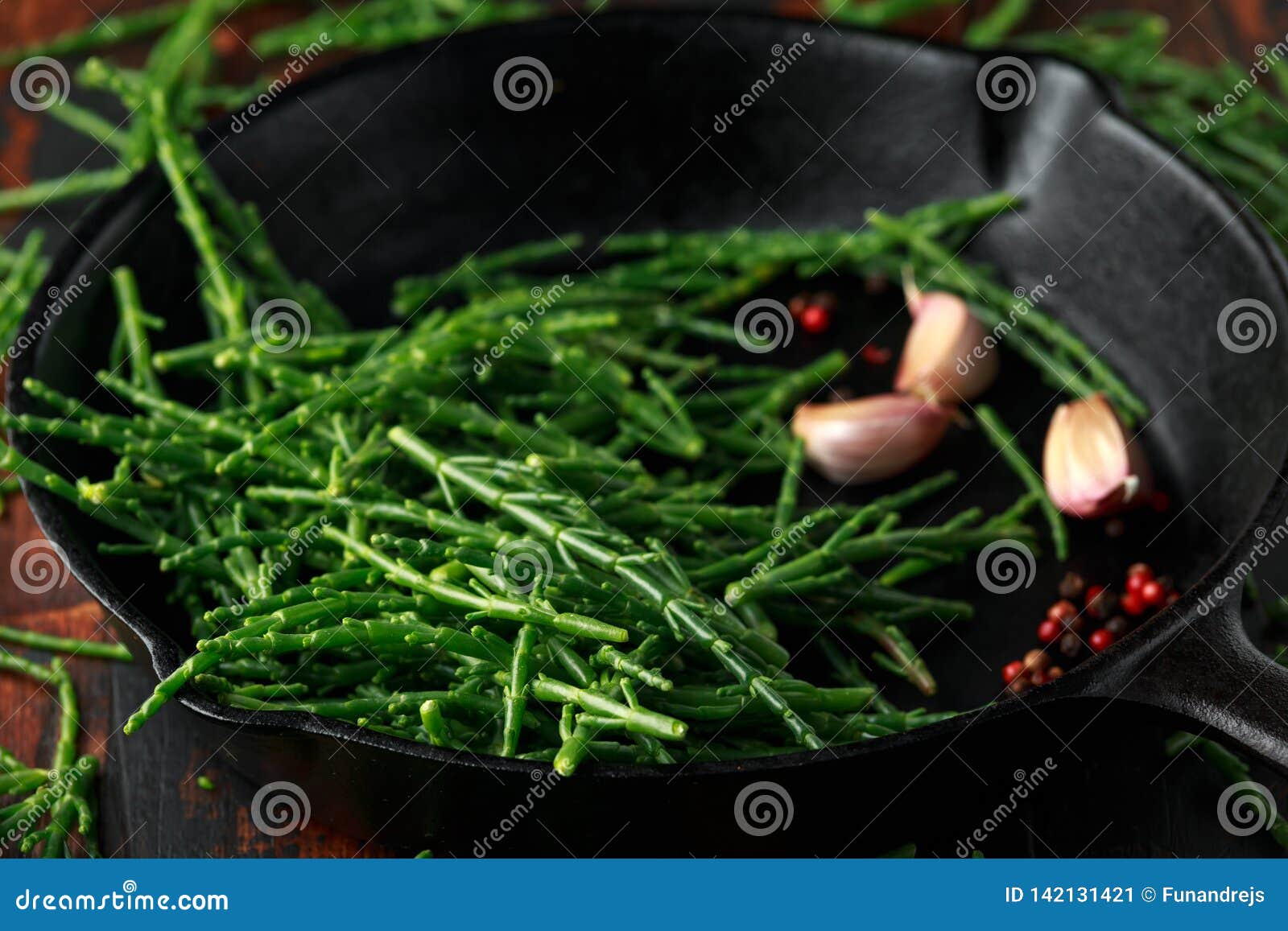 Green Samphire Or Salicornia Plants Royalty-Free Stock Image ...