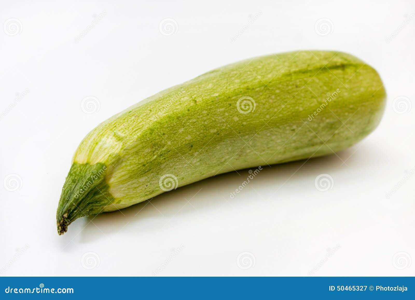 Fresh Green Zucchini on a White Background Stock Image - Image of ...