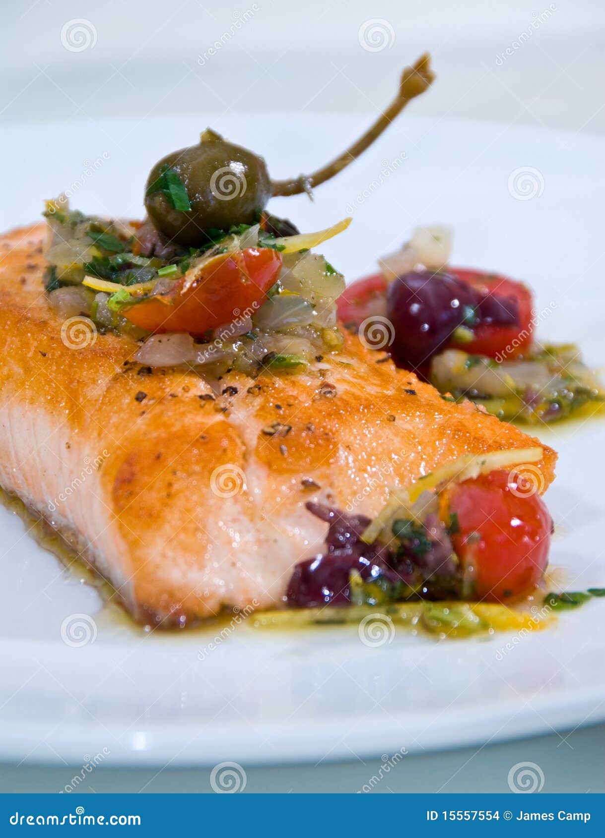 Fresh grilled fish stock photo. Image of fresh, vertical - 15557554