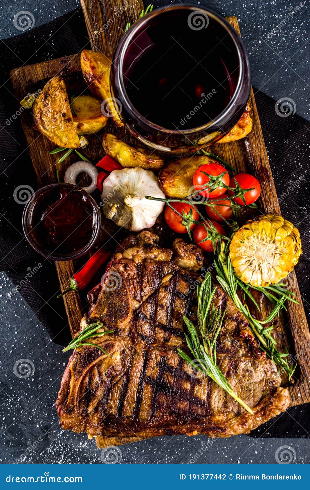 Fresh grilled meat stock photo. Image of roast, seasonal - 191377442