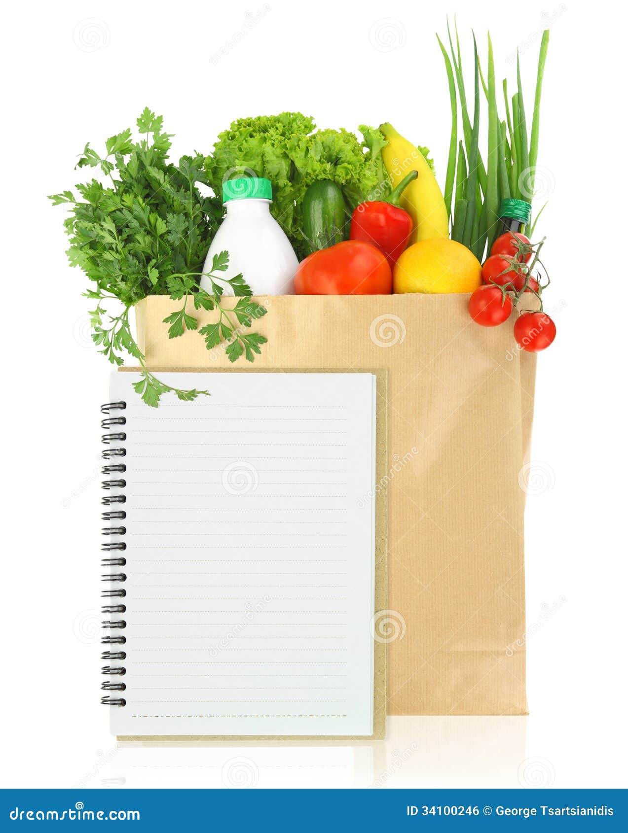 Fresh groceries stock photo. Image of grocery, balance - 34100246