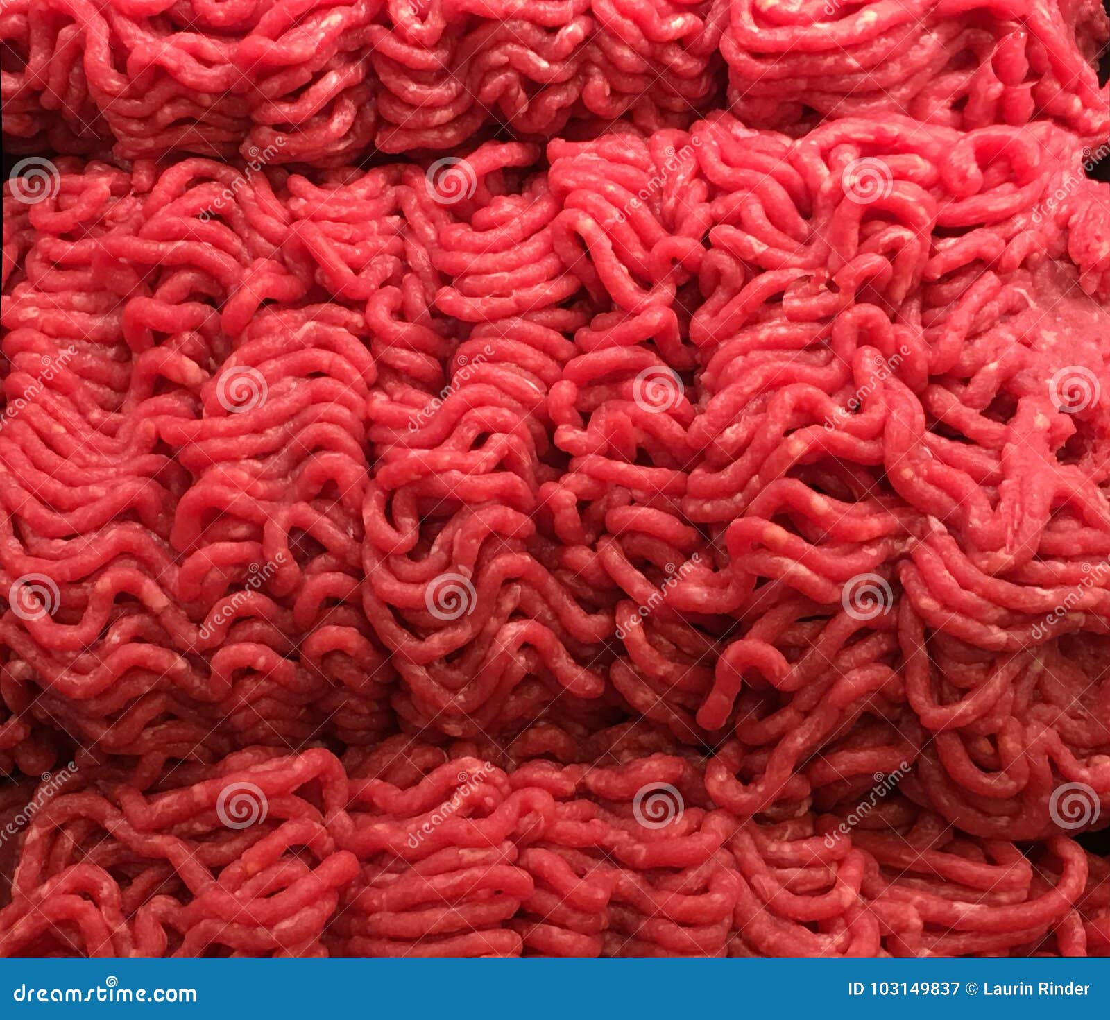 Fresh Ground Beef, Hamburger Stock Image - Image of healthy, isolated ...