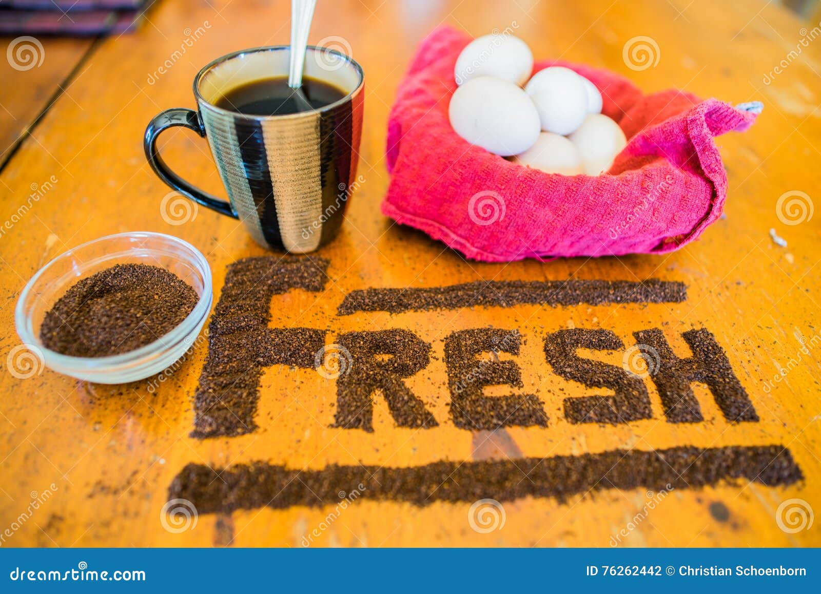 FRESH GROUND COFFEE stock photo. Image of business, breakfast - 76262442