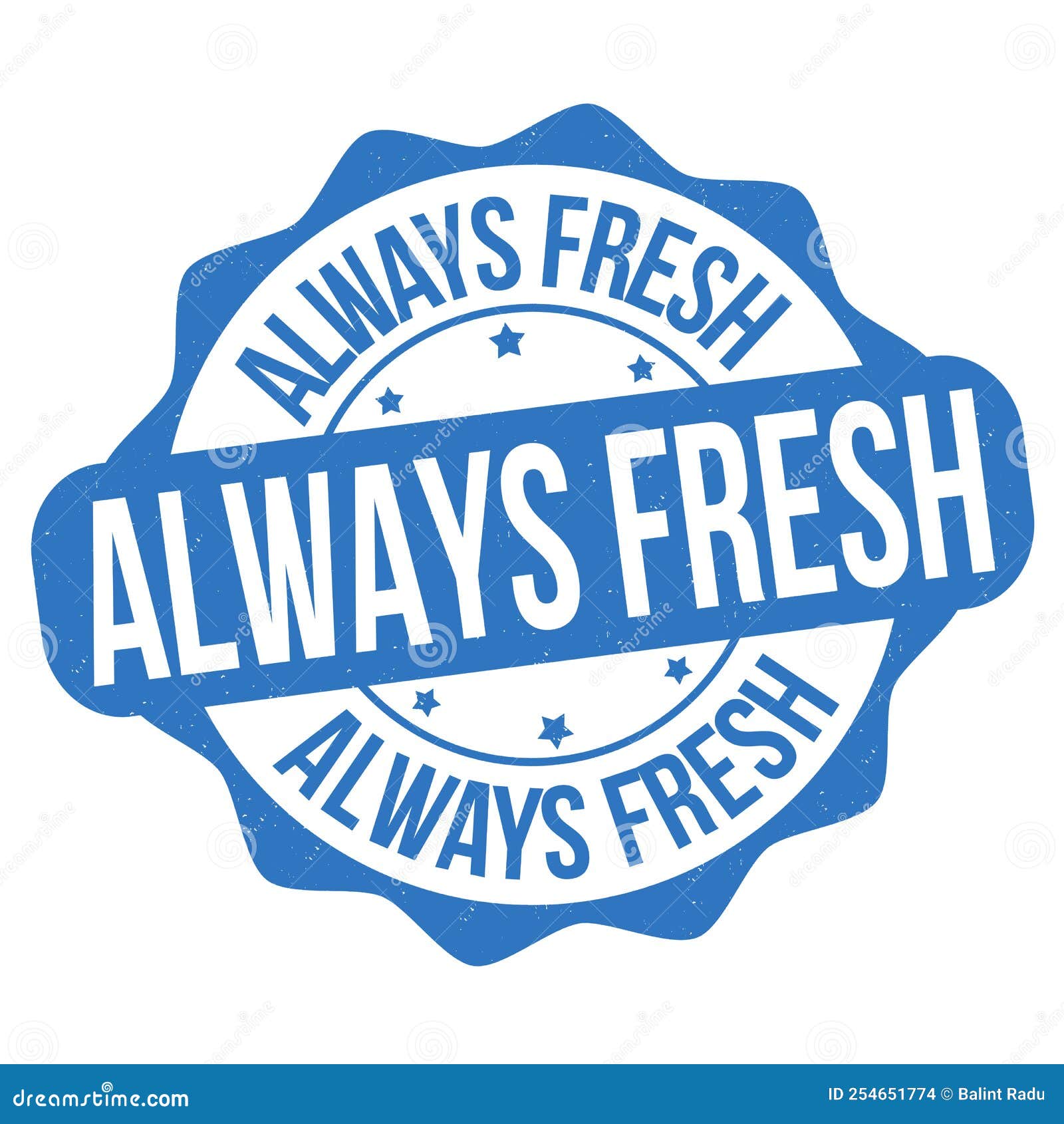 Always Fresh Grunge Rubber Stamp Stock Vector - Illustration of ...