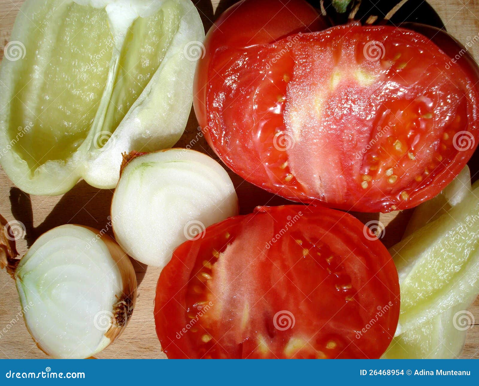 Fresh halved vegetables stock photo. Image of kitchen - 26468954