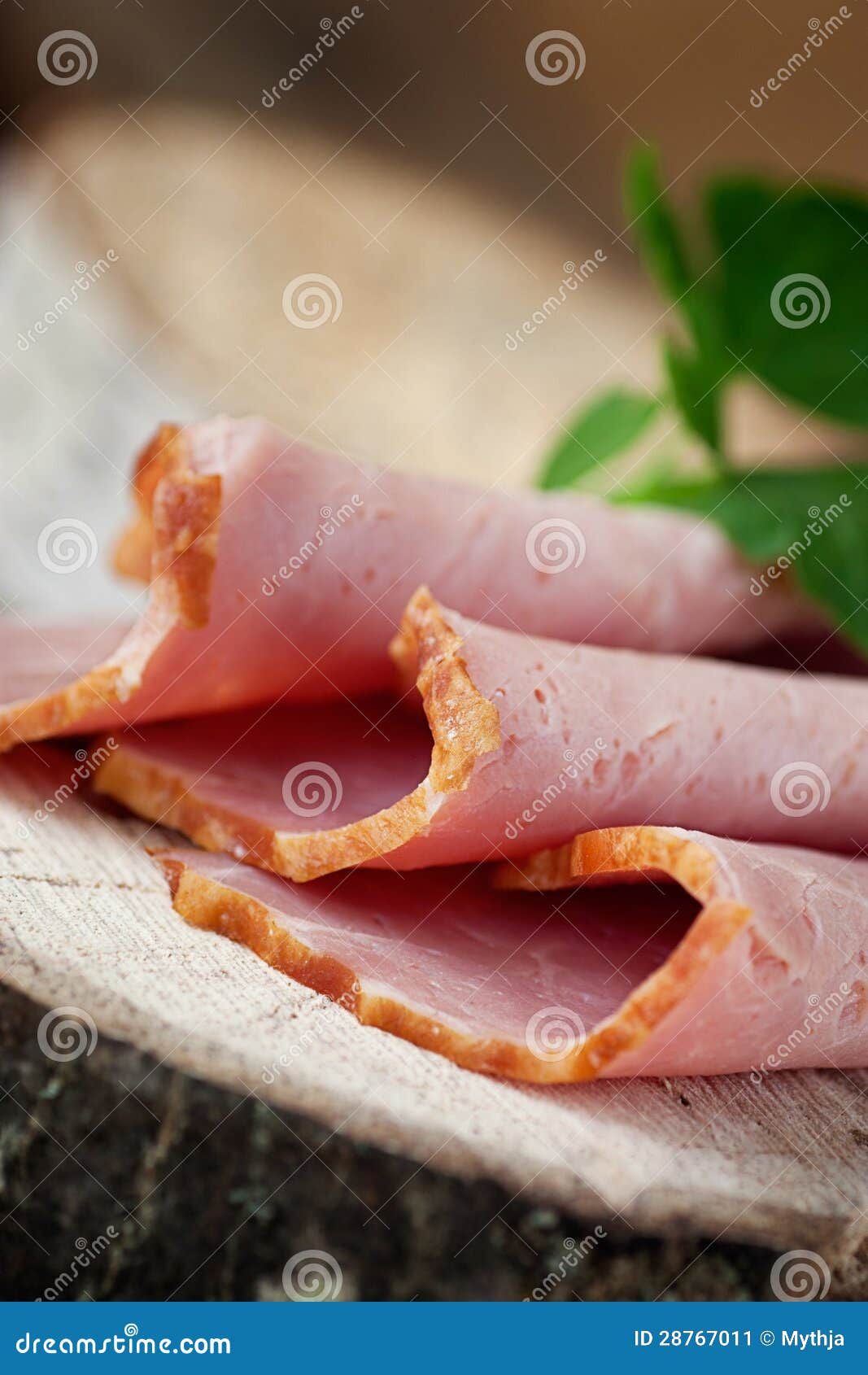 Fresh ham stock image. Image of beef, meat, close, green - 28767011