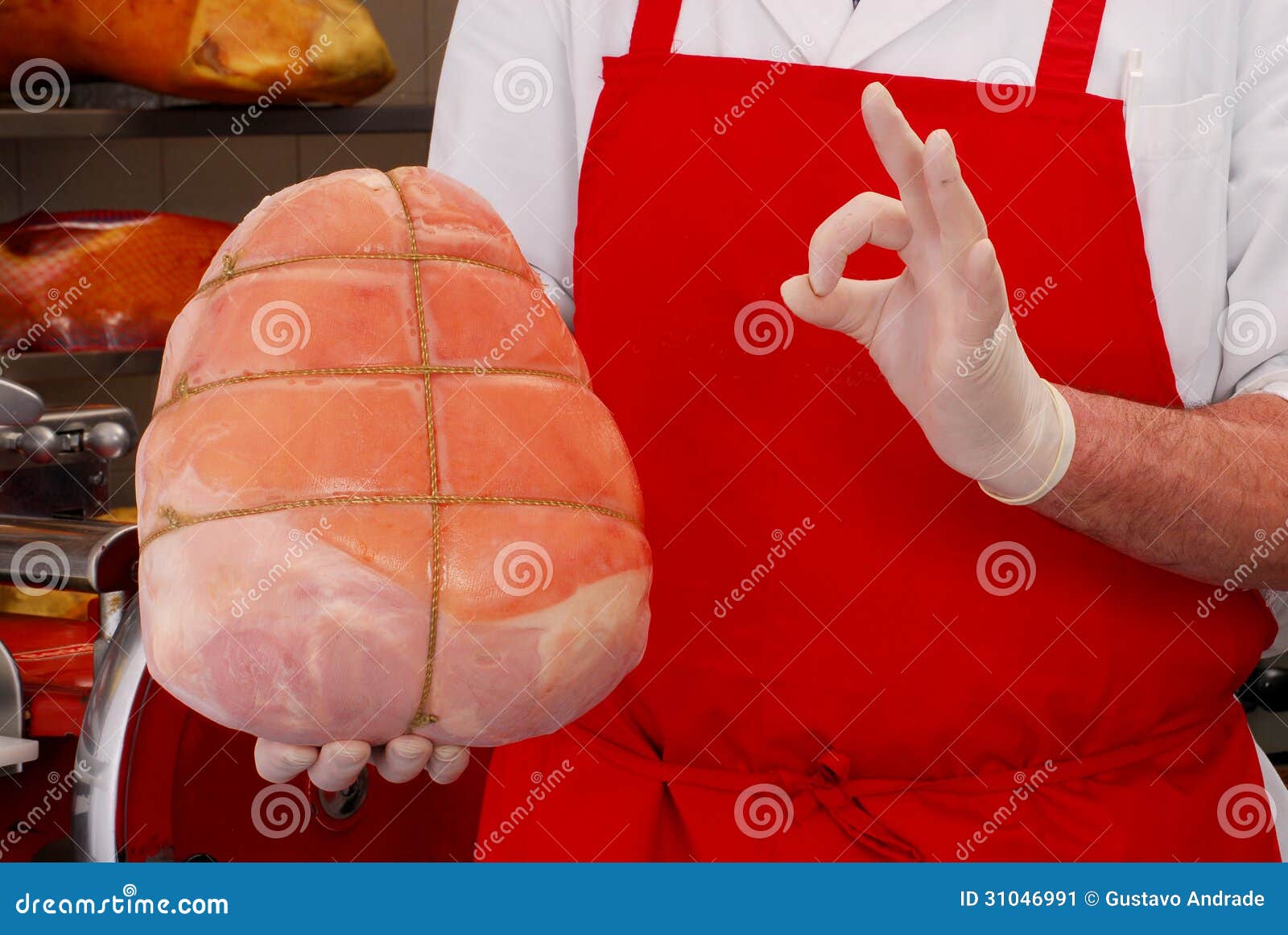 Fresh ham. stock image. Image of protein, cotto, abundance - 31046991