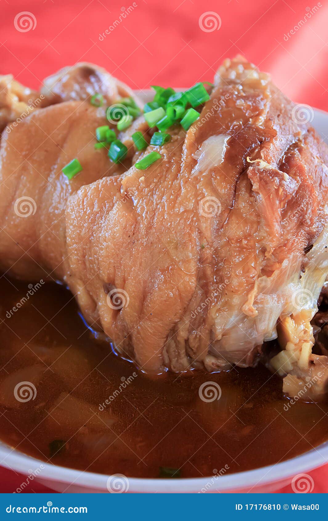 Fresh Ham with Chinese Soup Style Stock Photo - Image of chinese, stew ...
