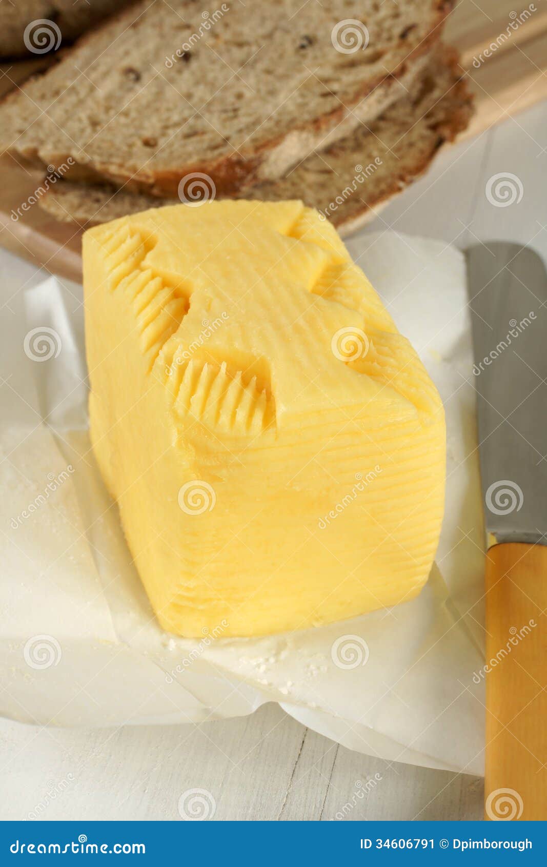 Fresh hand churned butter stock image. Image of fashioned - 34606791