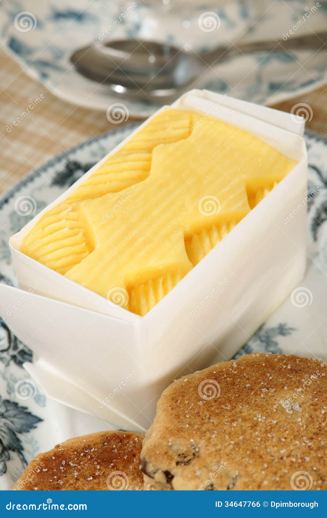 Fresh hand churned butter stock photo. Image of home - 34647766