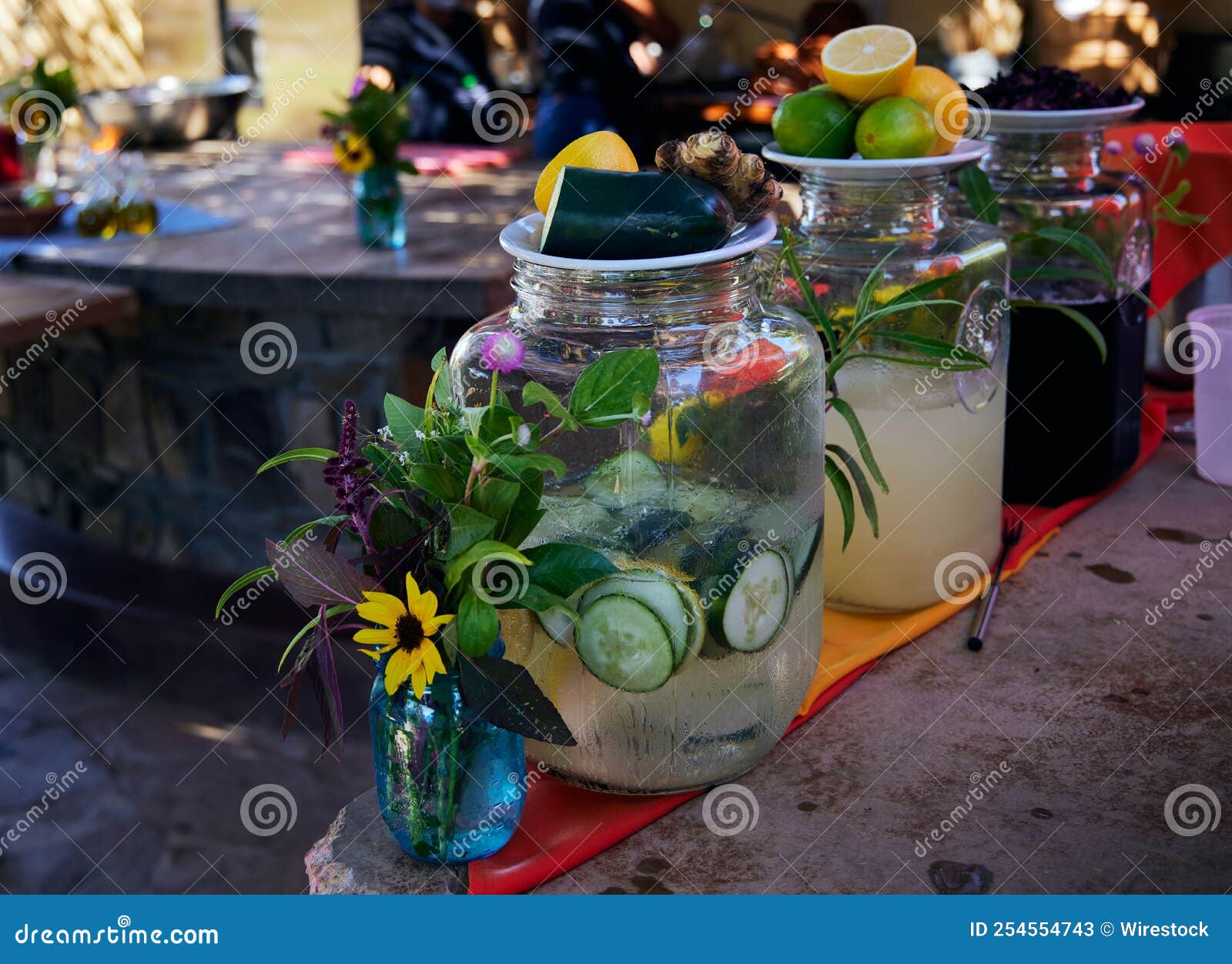 Fresh Healthy Fruit Juice on a Jar Stock Image - Image of cocktail ...