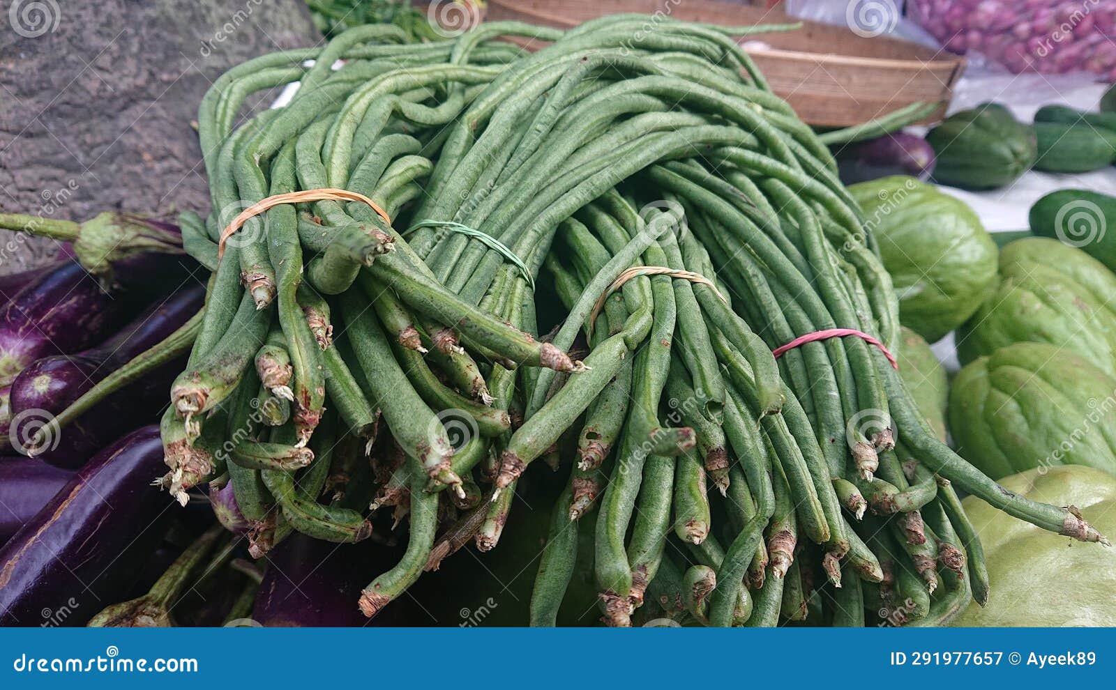 Fresh and Healthy Green String Beans Stock Image - Image of string ...