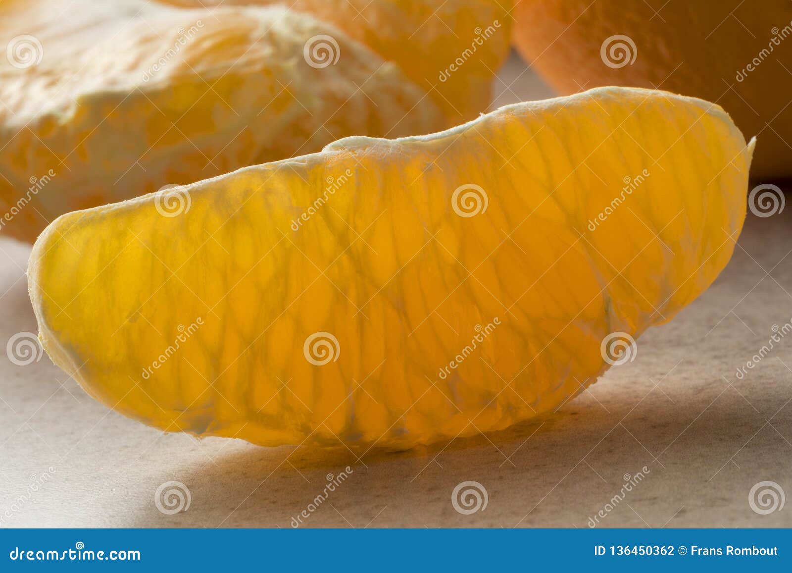 Fresh Healthy Orange Segment Closeup Stock Photo - Image of citrus ...