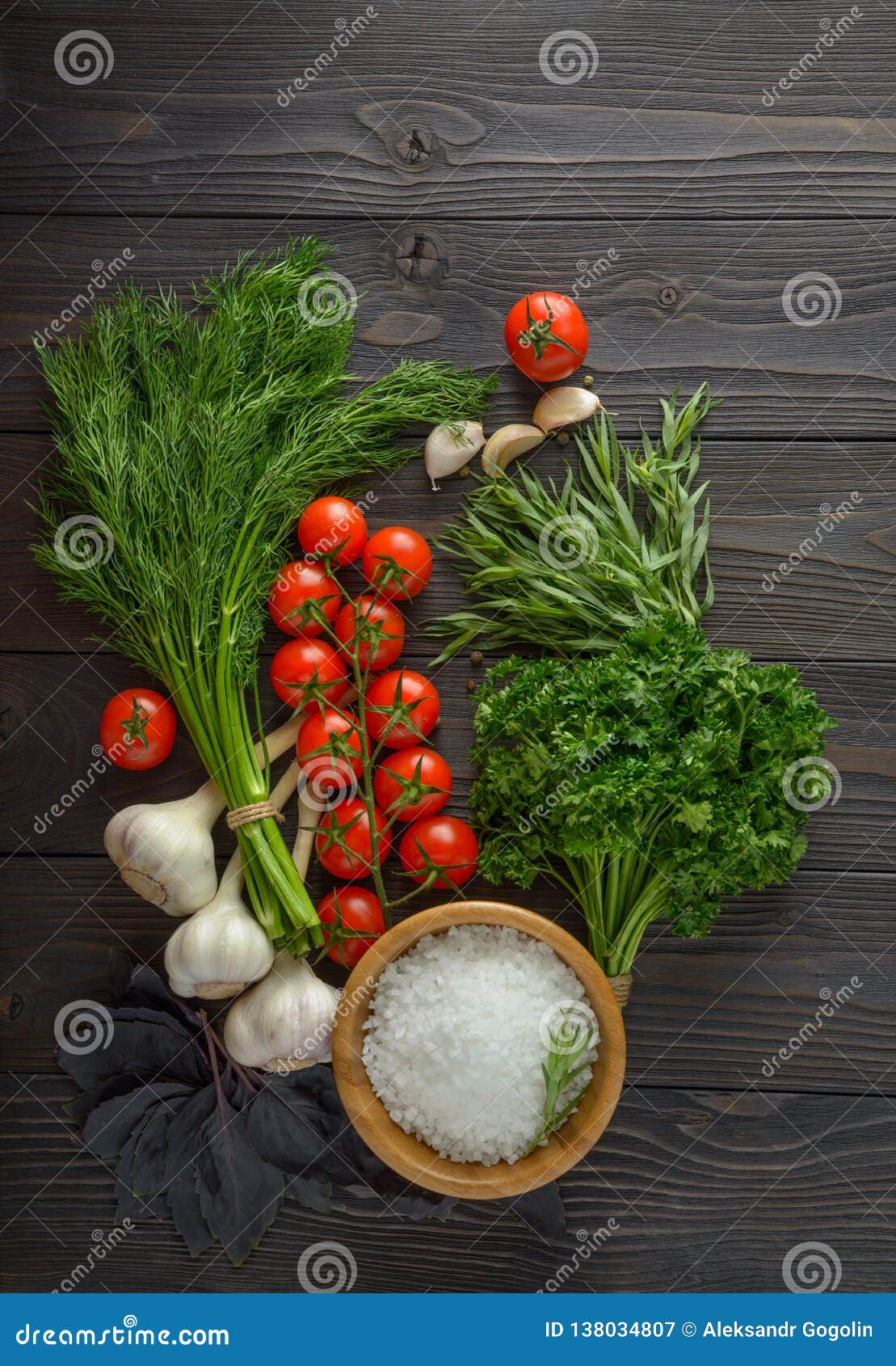 Fresh herbs collection stock image. Image of aromatic - 138034807