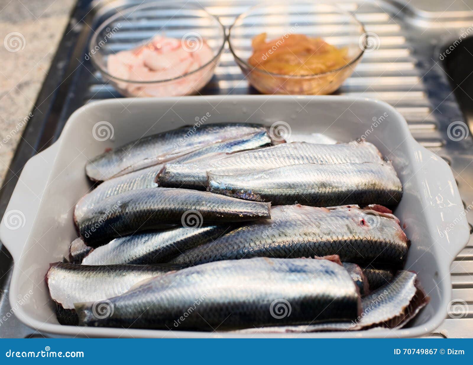Fresh herring stock image. Image of fish, life, milt - 70749867
