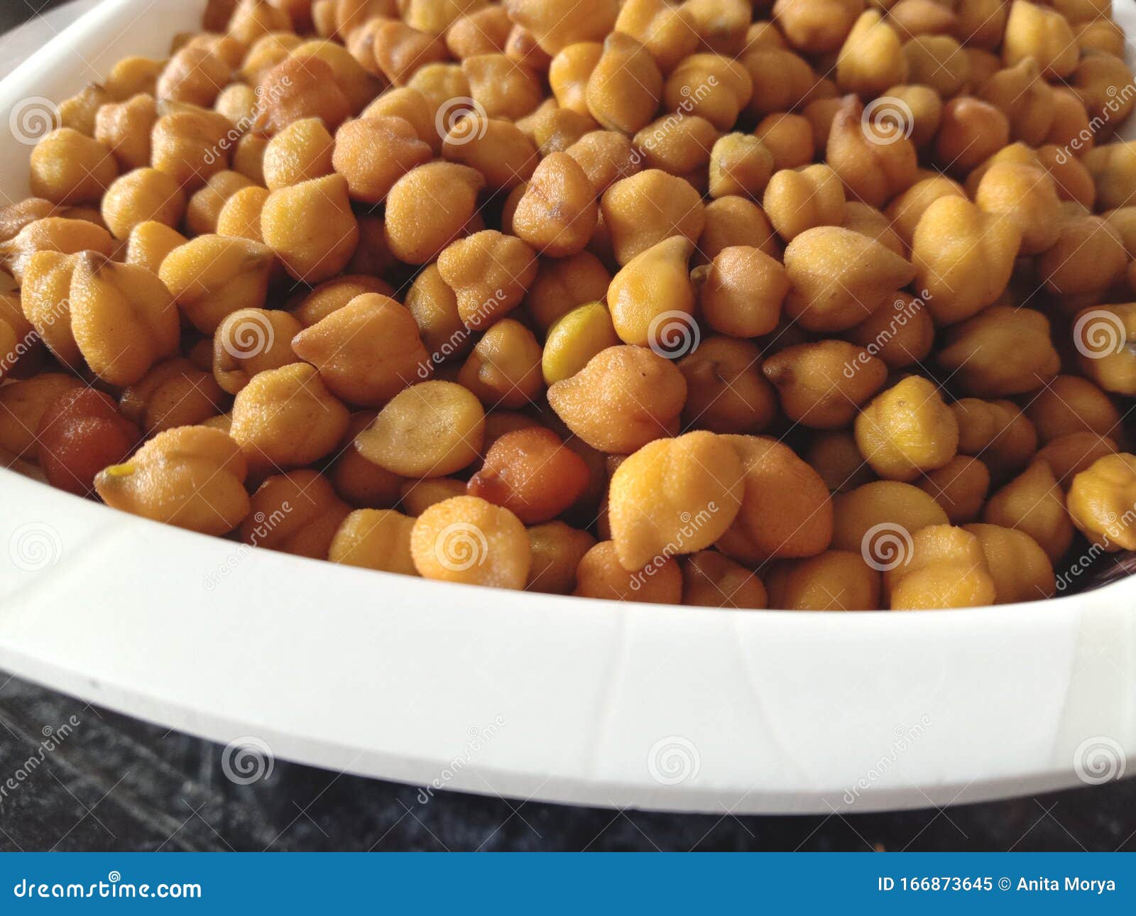 Fresh High Fiber Grain Soaked Bengal Gram Stock Image - Image of tasty ...