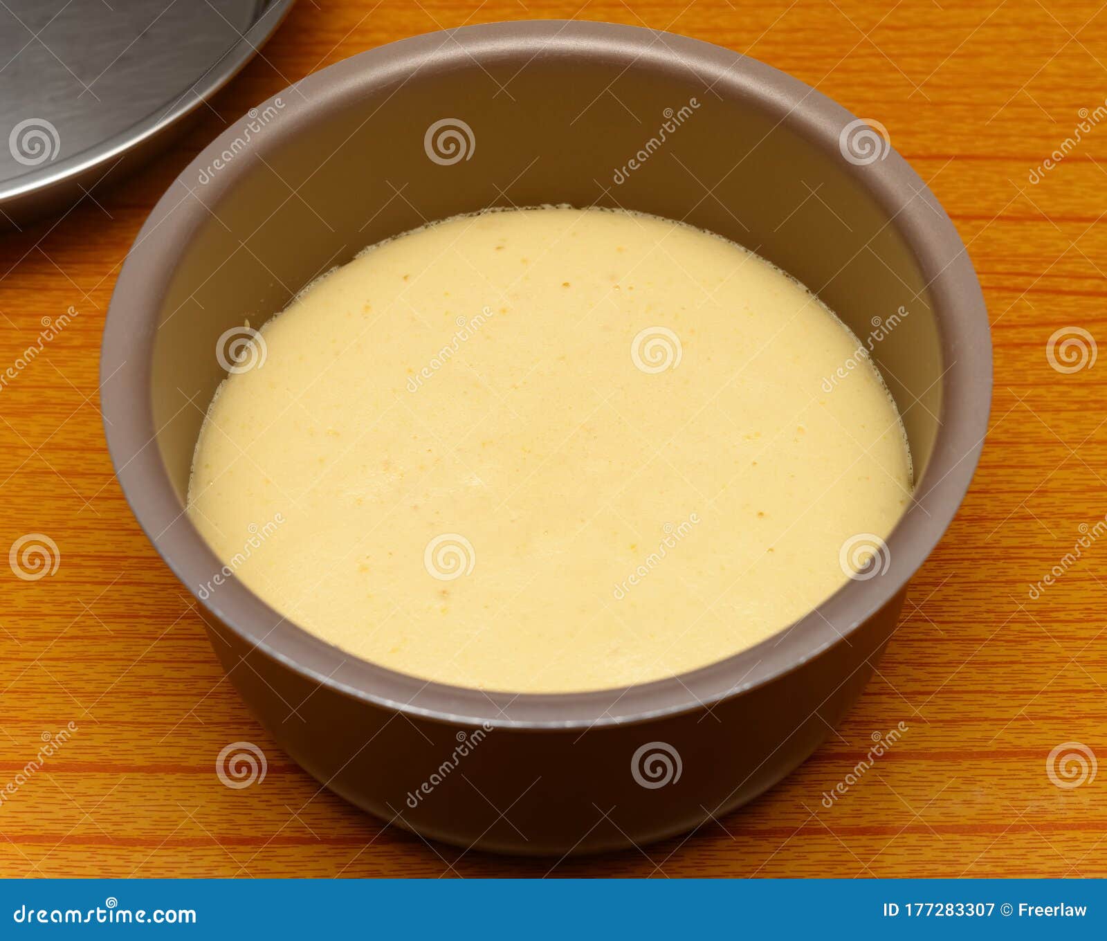 Fresh Home Made Sponge Cake in Rice Cooker Stock Image - Image of ...