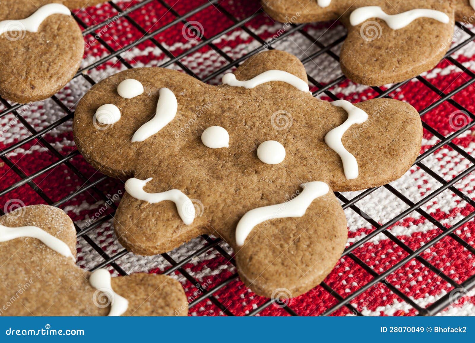 Fresh Homemade Gingerbread Men Stock Image - Image of baked, seasonal ...