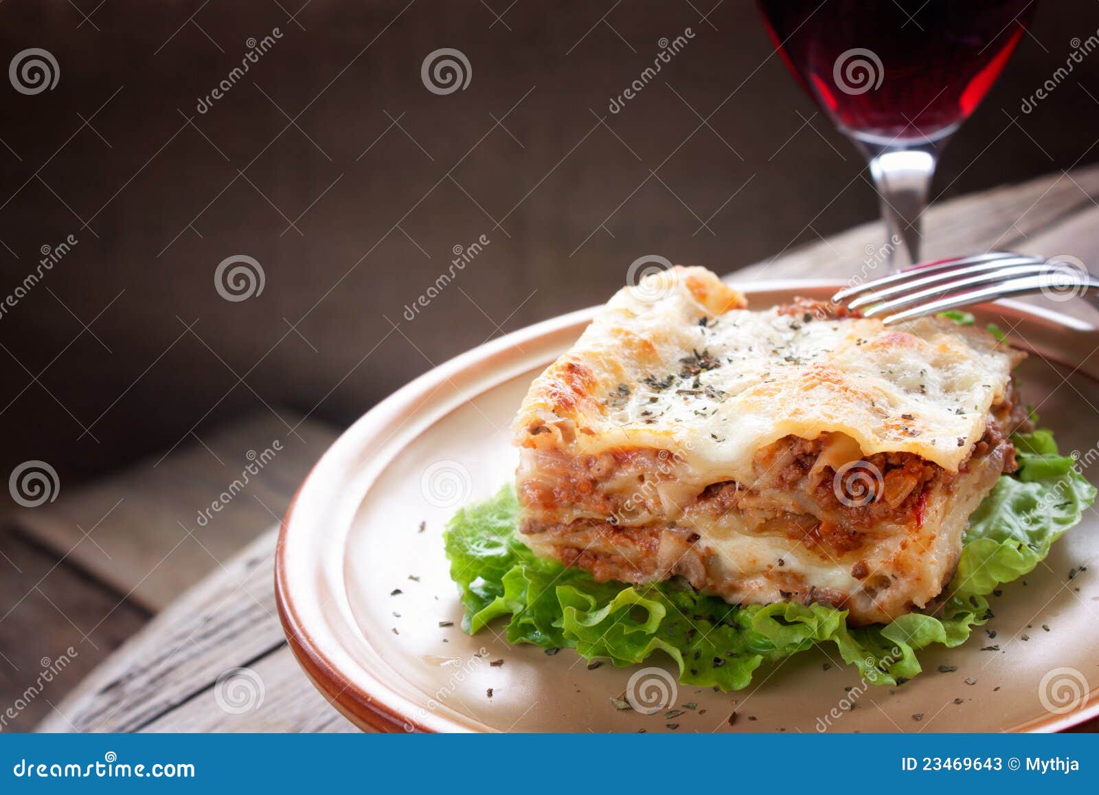 Fresh homemade lasagna stock image. Image of cook, baked - 23469643