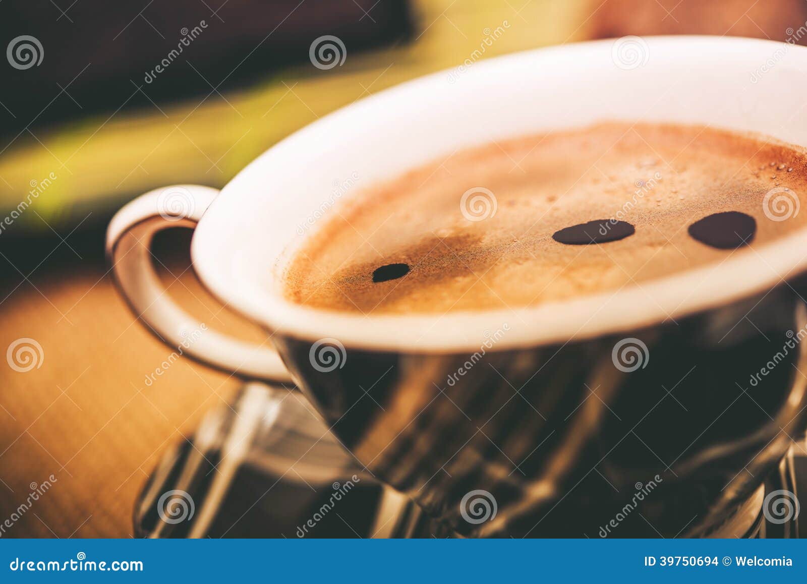 Fresh Hot Coffee Cup stock photo. Image of natural, drink - 39750694