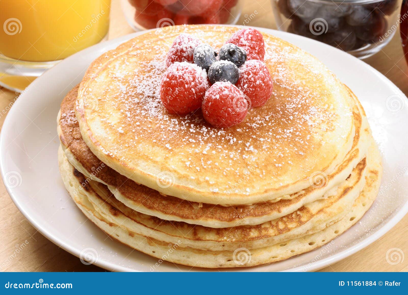 Fresh hot pancakes stock photo. Image of brunch, butter - 11561884