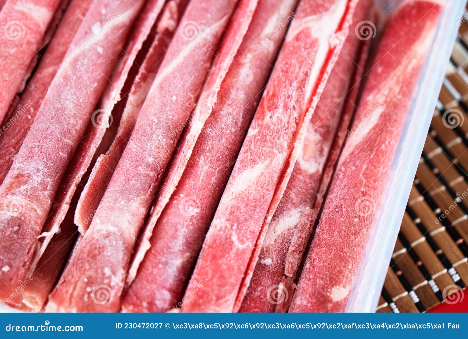 Fresh hot pot beef rolls stock image. Image of fresh - 230472027