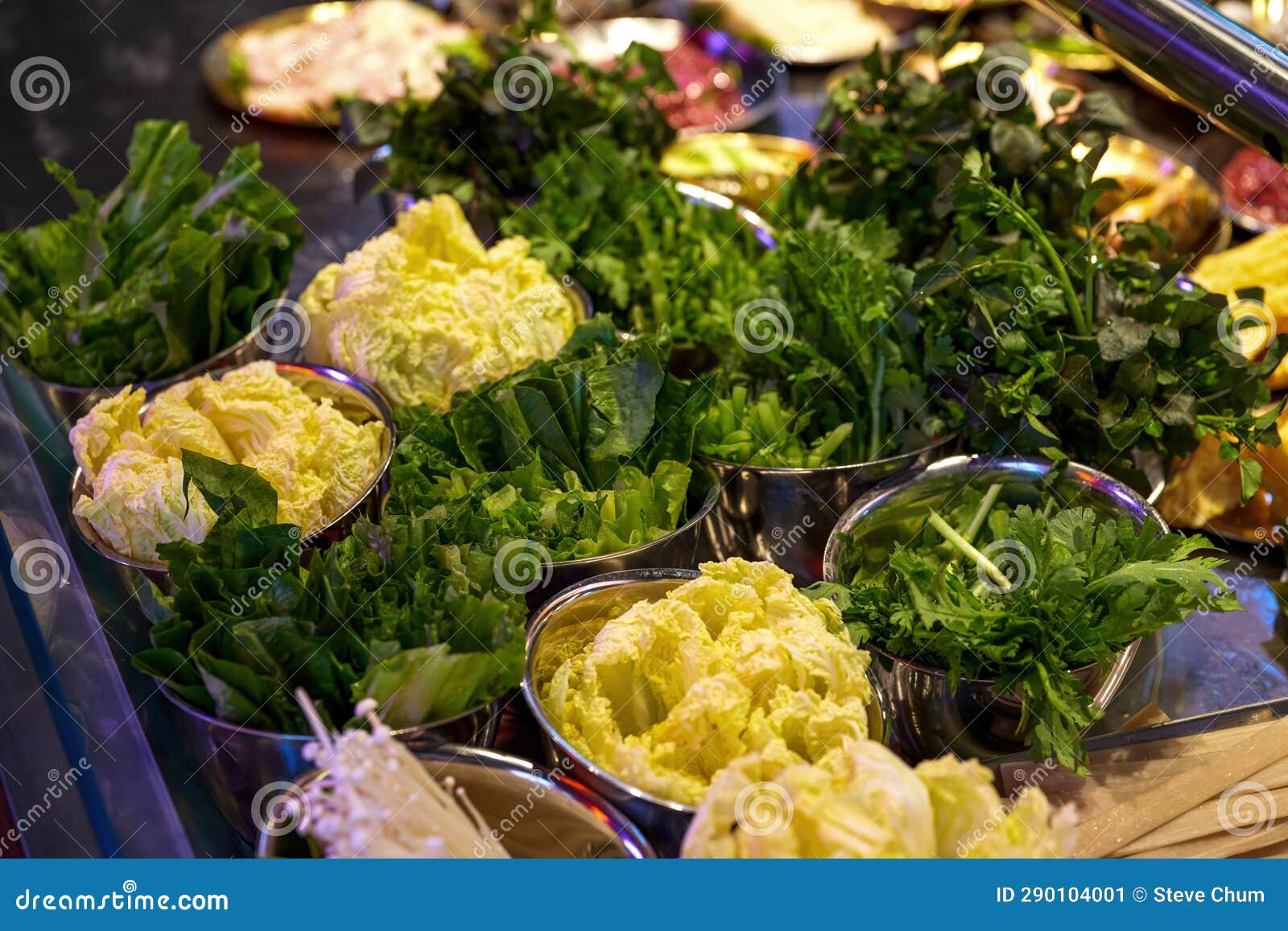 Fresh Hot Pot, Rich and Varied Hot Pot Dishes Stock Image - Image of ...