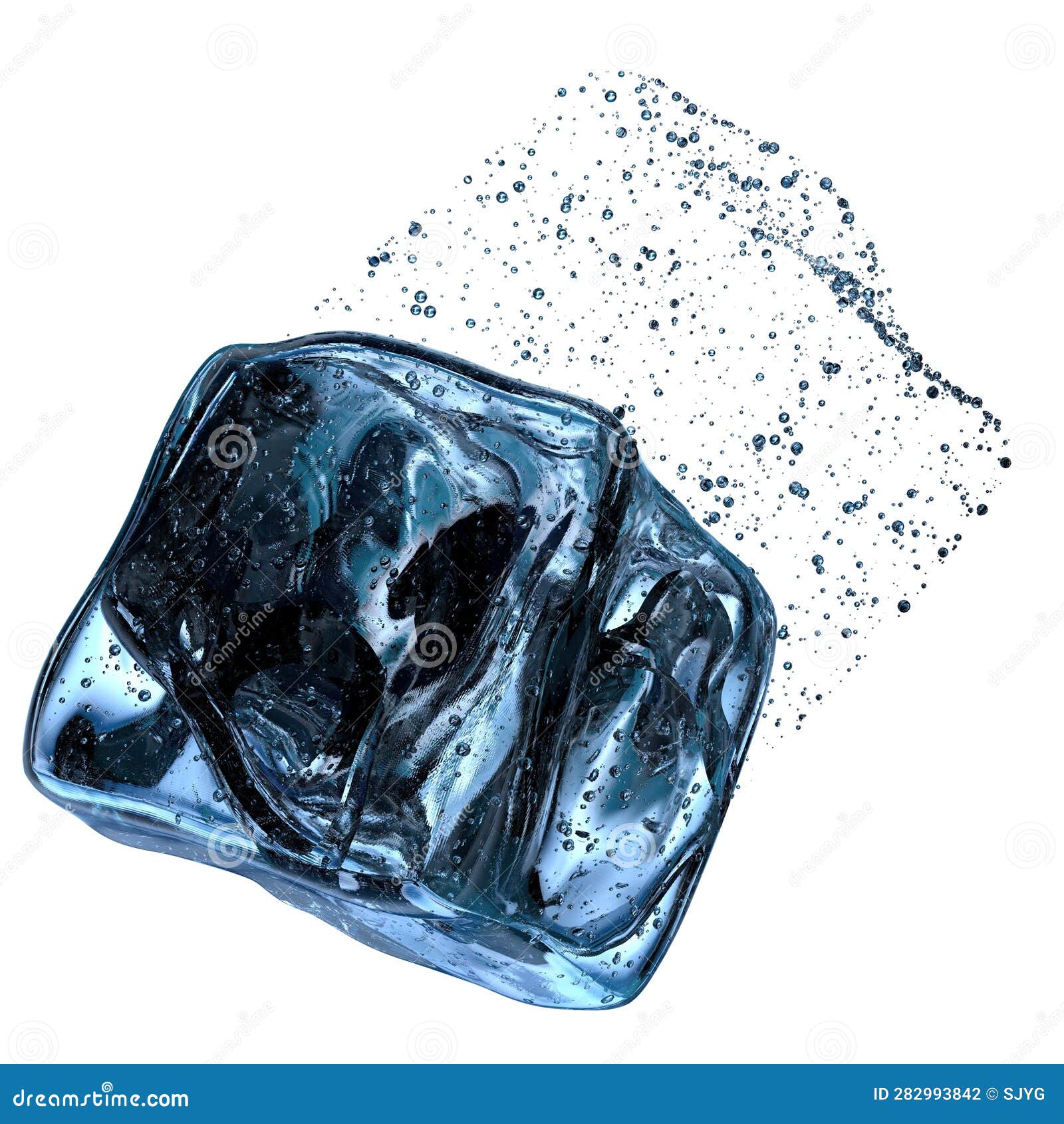 Fresh Ice Crystals, Cold Gem Water, Cool In Summer, Blue, Abstract ...